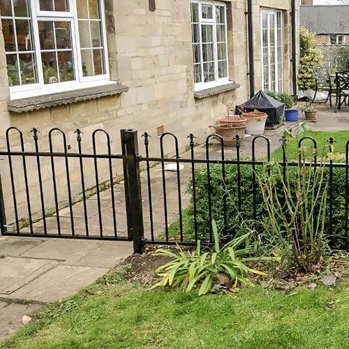Steel Garden Railing | ColourRail by ColourFence
