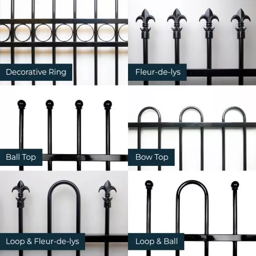 Steel Garden Railing | ColourRail by ColourFence