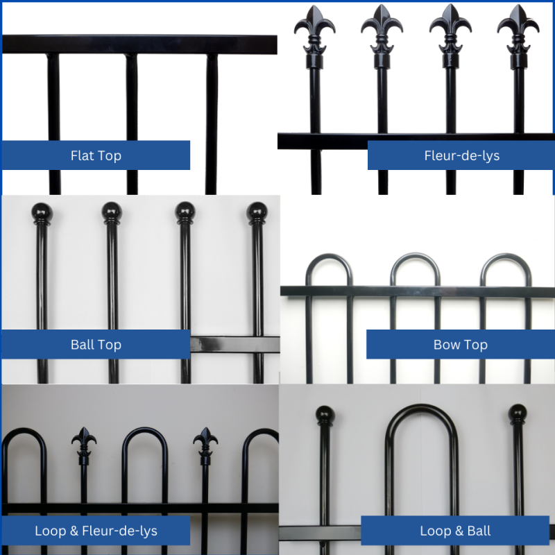 Steel Garden Railing | ColourRail by ColourFence